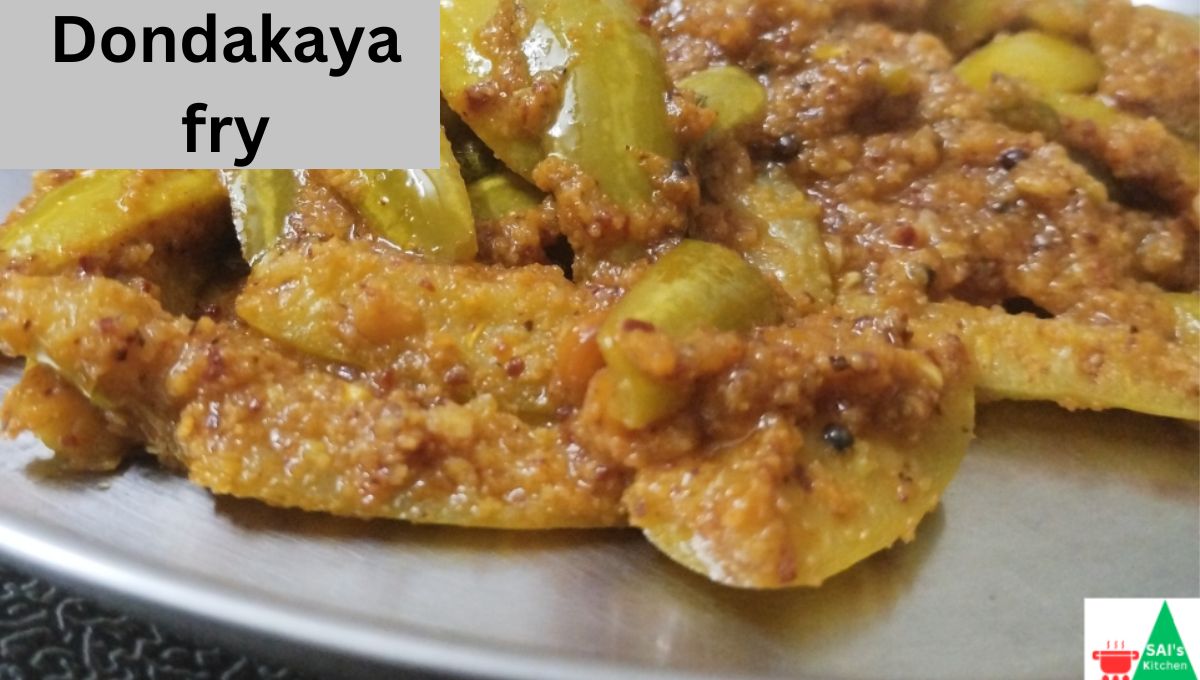 Dondakaya Fry (kovakkai Poriyal) |ivy Gourd Recipe » SAI's Kitchen